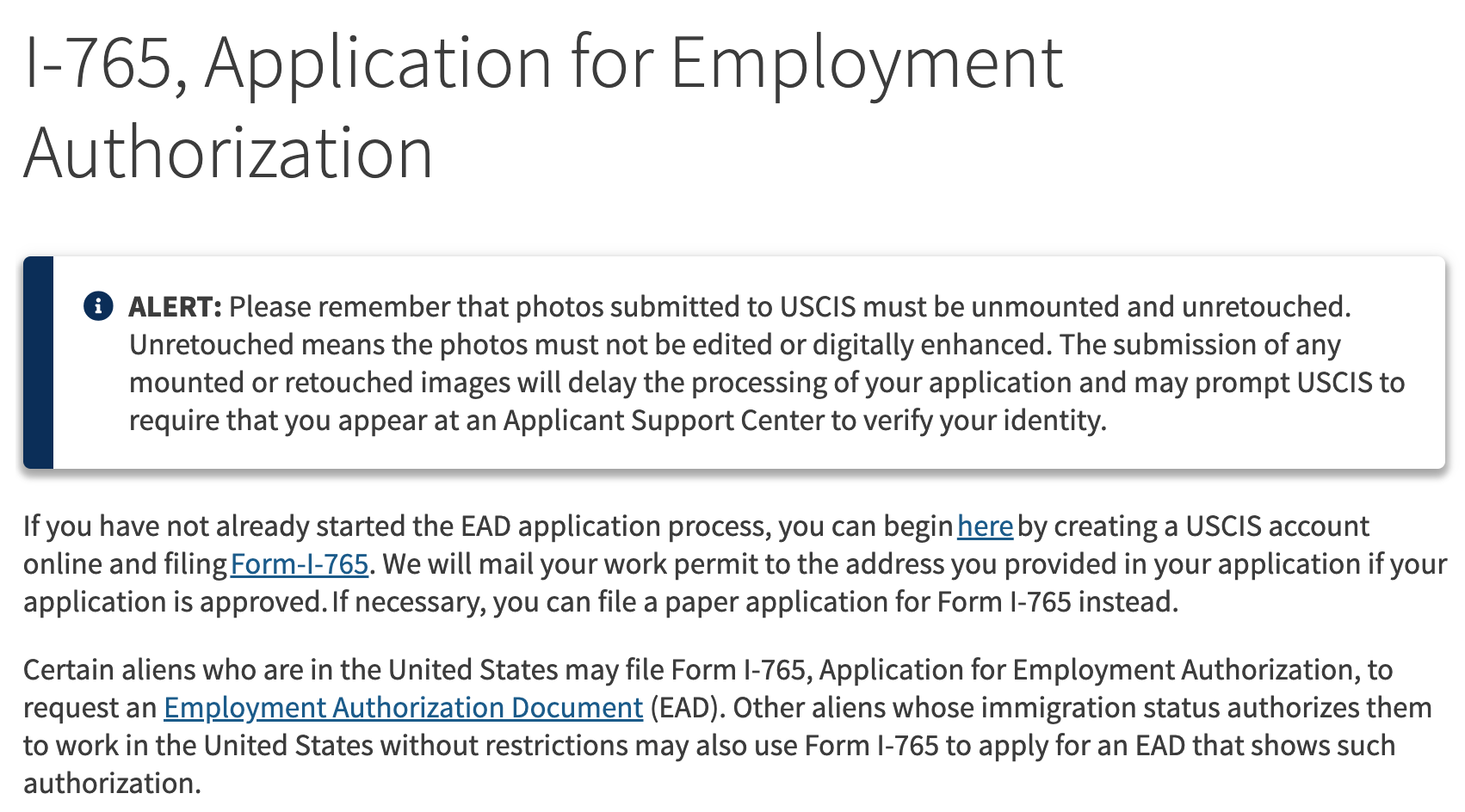 OPT EAD Card: Application, Fees, Processing Time