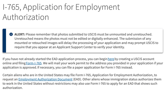 OPT EAD Card: Application, Fees, Processing Time