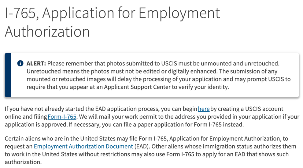 OPT EAD Card: Application, Fees, Processing Time