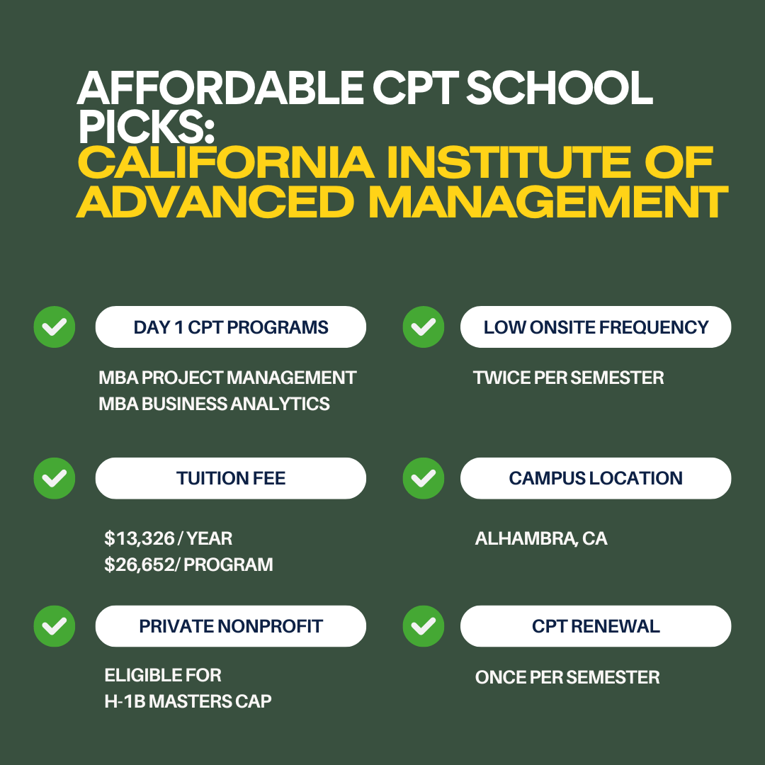 3 Affordable Day 1 CPT Schools Alternative to Trine and Cumberlands